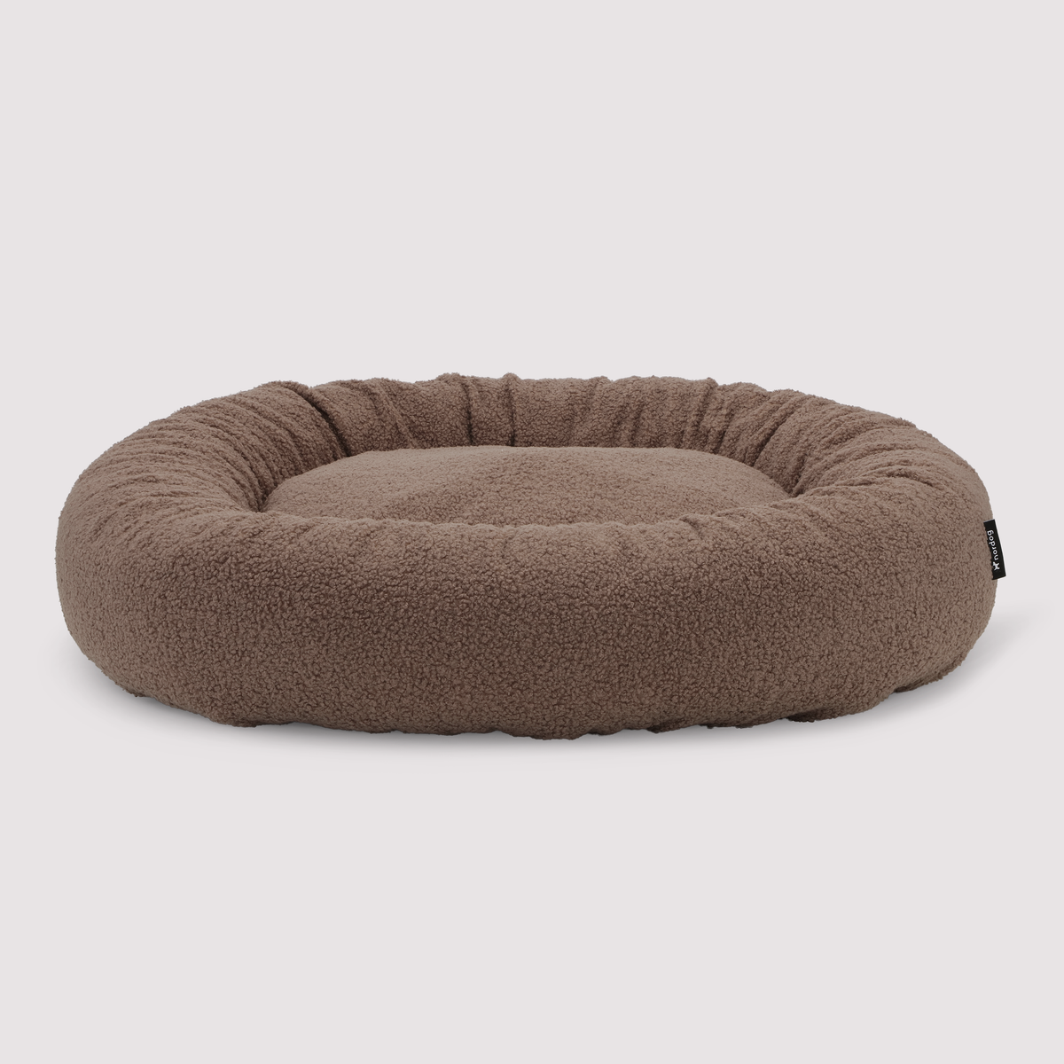 LISE Round Dog Bed Brown – nordog